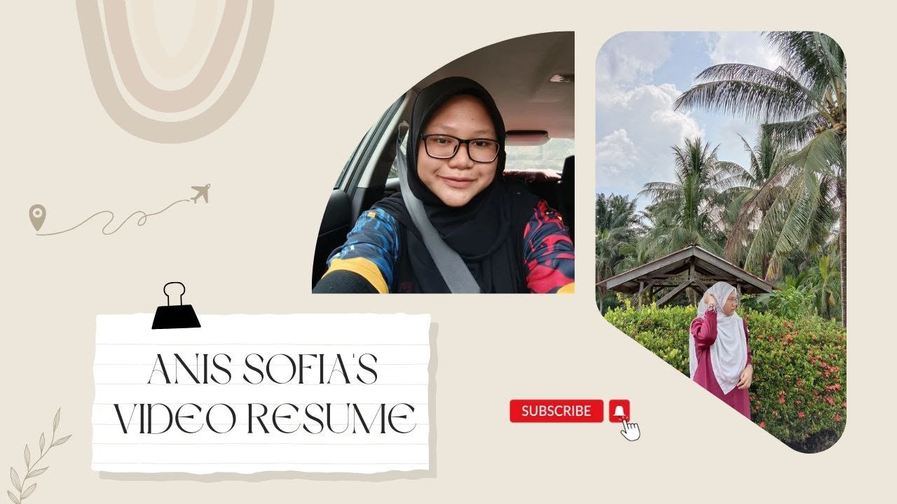ANIS SOFIA | VIDEO RESUME (AA220973) - YouTube