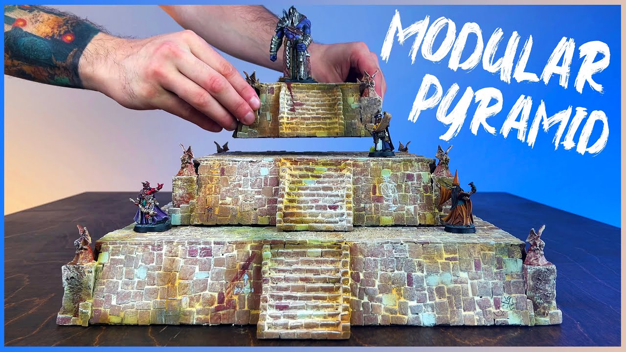 The Tabletop Terrain PYRAMID Scheme! | Terrain build for D&D and ...
