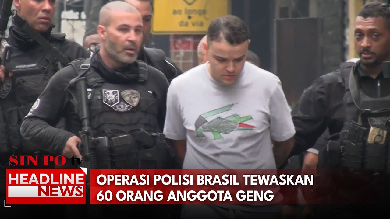 Operasi Polisi Brasil Tewaskan 60 Orang Anggota Geng - YouTube