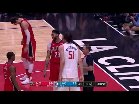 Boban plays around with Anthony Davis