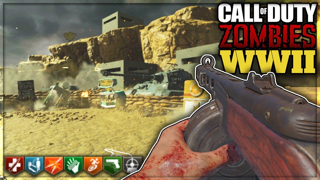 JE JOUE AU ZOMBIES DE COD WWII !.. Ou presque.. | Custom Zombies #13 ...