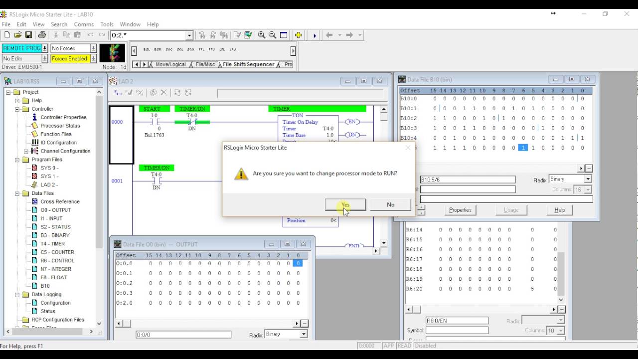 Sequencing in RS Logix micro starter - YouTube