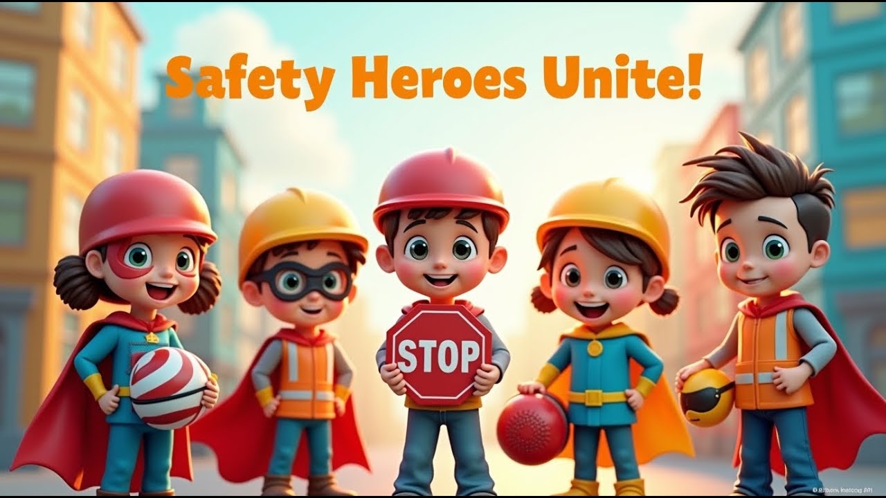 Daily Safety Song For Kids | Brainy Scholars| Nursery rhymes |kids ...