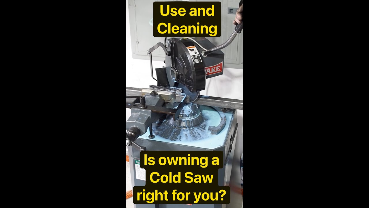Is owning a Cold Saw right for you? Use and daily cleanup. - YouTube