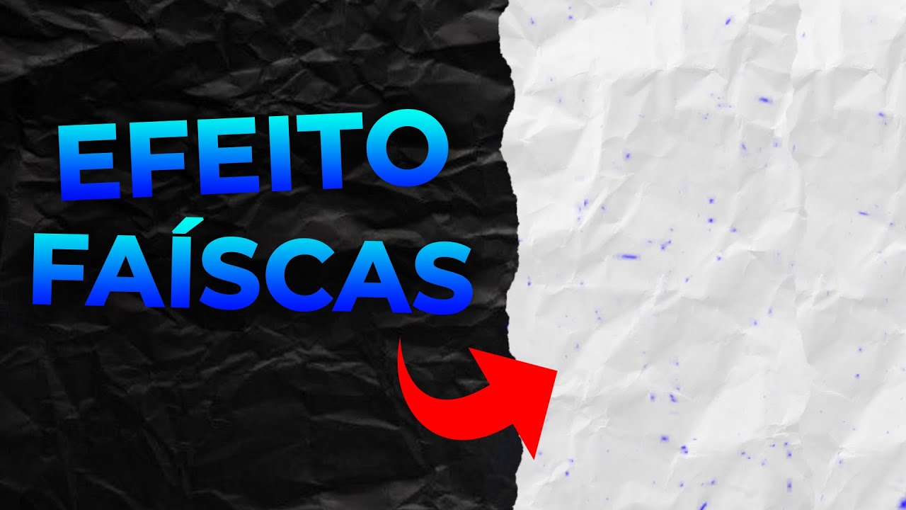 Como fazer EFEITO FAÍSCA no AFTER EFFECTS - YouTube