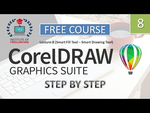 CorelDRAW Graphic Suite 2021 Lecture-8 (Smart Fill Tool) (Smart Drawing ...