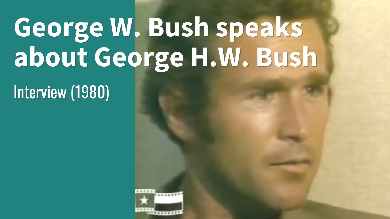 George W. Bush speaks about George H.W. Bush (1980) - YouTube