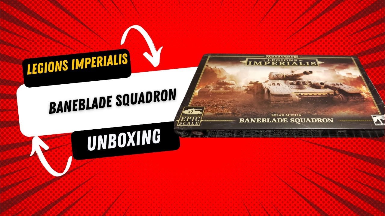 Legions Imperialis - Baneblade Squadron Unboxing - YouTube