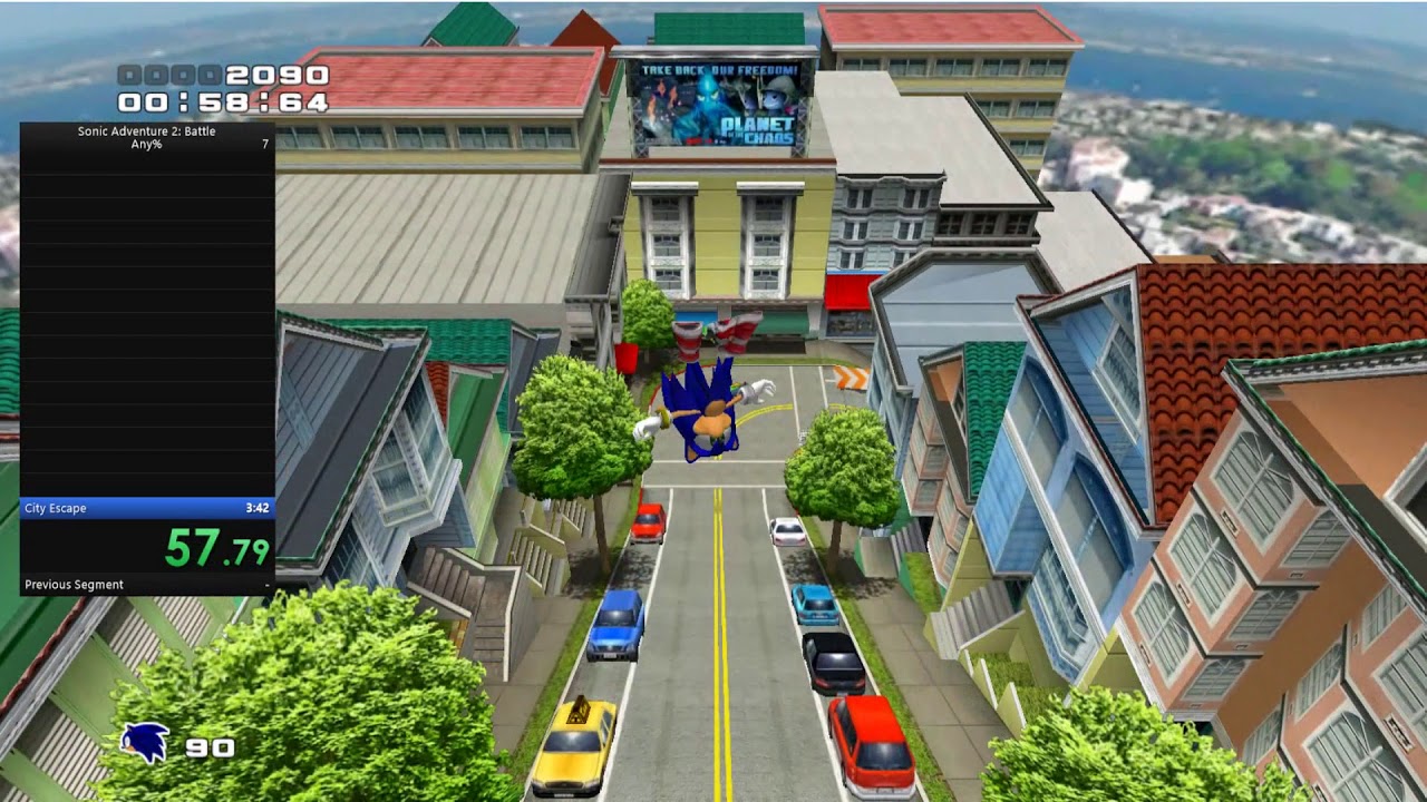 SA2 City Escape speedrun - YouTube