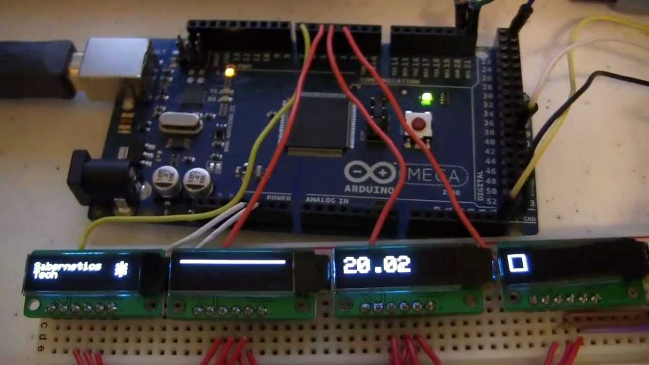 Mini I2c Oled Demo Youtube