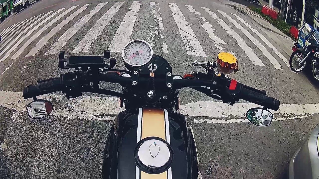 All new keeway cafe racer 152 topspeed with mods! - YouTube