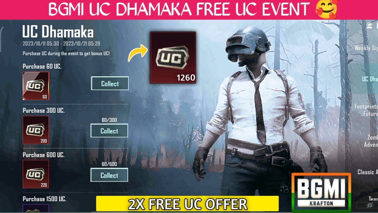 BGMI NEW EVENT UC DHAMAKA XPLAINED | BGMI NEW EVENT UC DHAMAKA PURCHASE ...