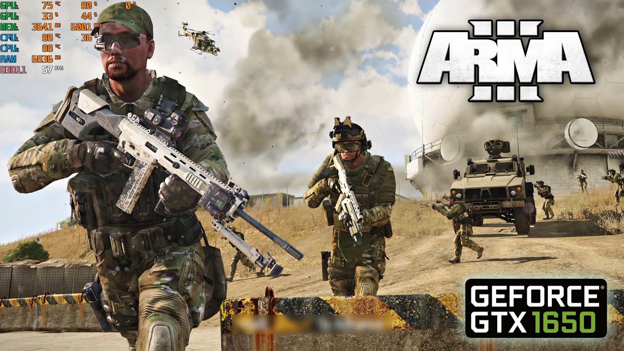 Arma 3 On GTX 1650 Graphics ULTRA Settings Gameplay⚡ACER ASPIRE 7 - YouTube