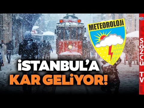 2026'YA KARLA MI GİRECEĞİZ? İstanbul İçin Kritik Tarihler Belli Oldu! Meteoroloji Tarih Verdi