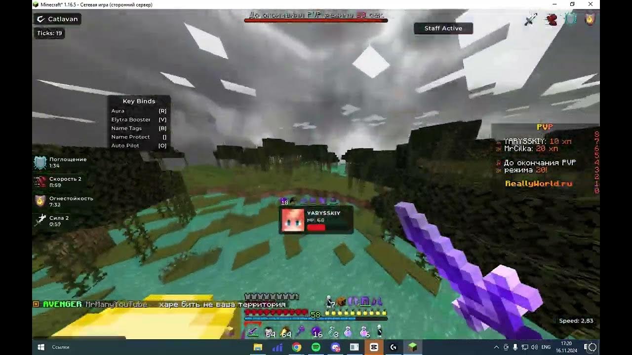 ЗАПЕНИЛ REALLYWORLD И BRAVO HVH С ЛУЧШИМ ЧИТОМ CATLAVAN CLIENT - YouTube