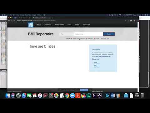 How To Find Your CAE/IPI Number At BMI's Website - YouTube