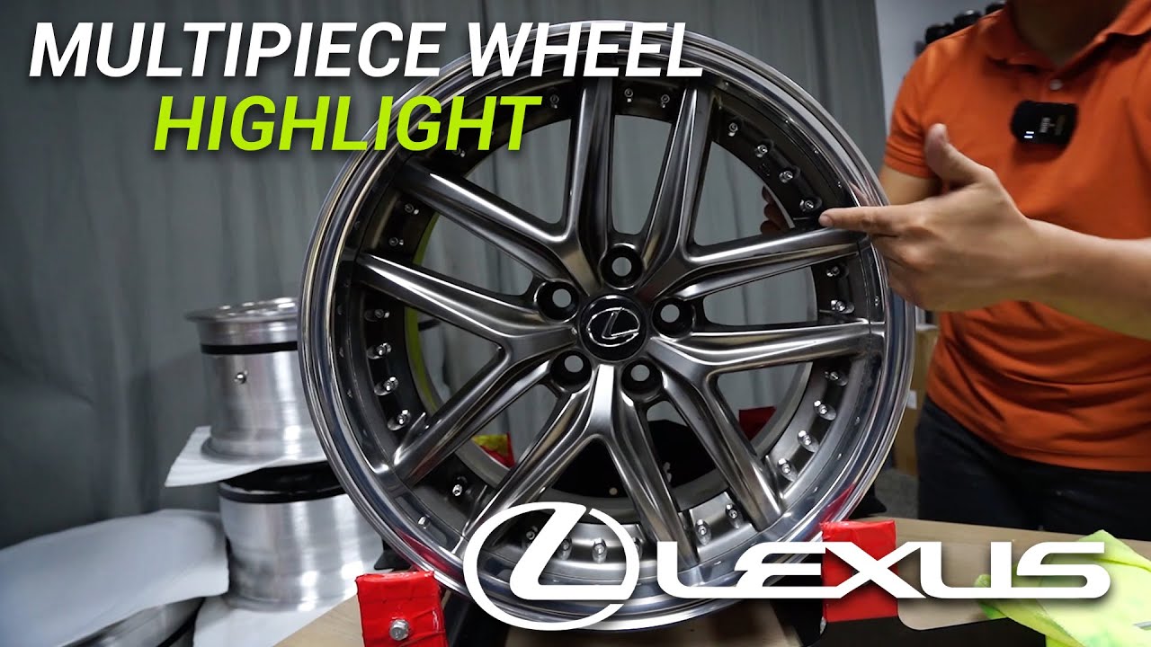 MULTIPIECE WHEEL HIGHLIGHT - LEXUS IS350 OEM - YouTube