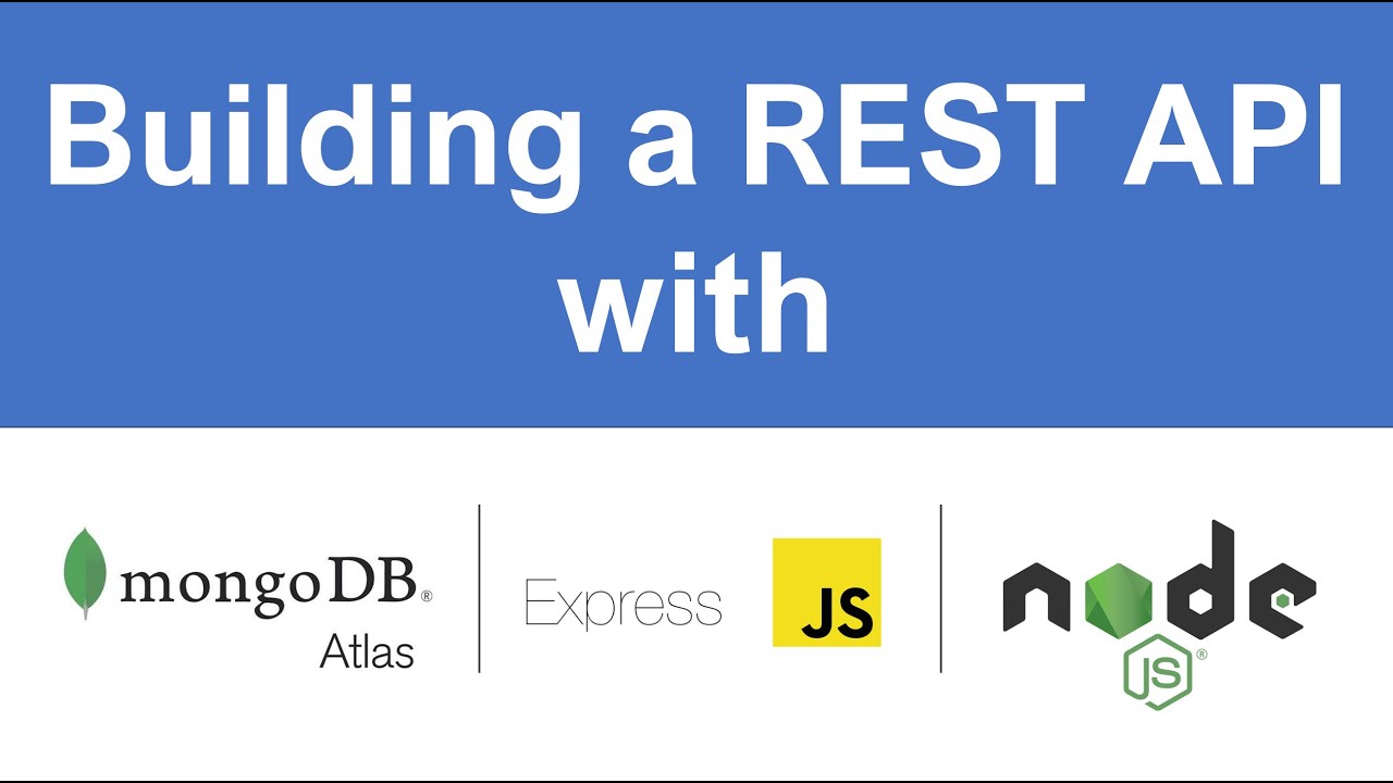 Building A Rest Api With Men 02 Setting Up Mongodb Atlas Youtube