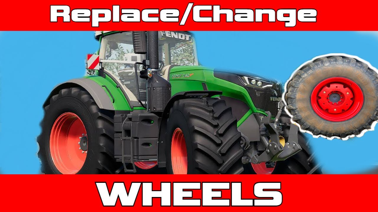 How To Change Replace Wheels FS19 - YouTube