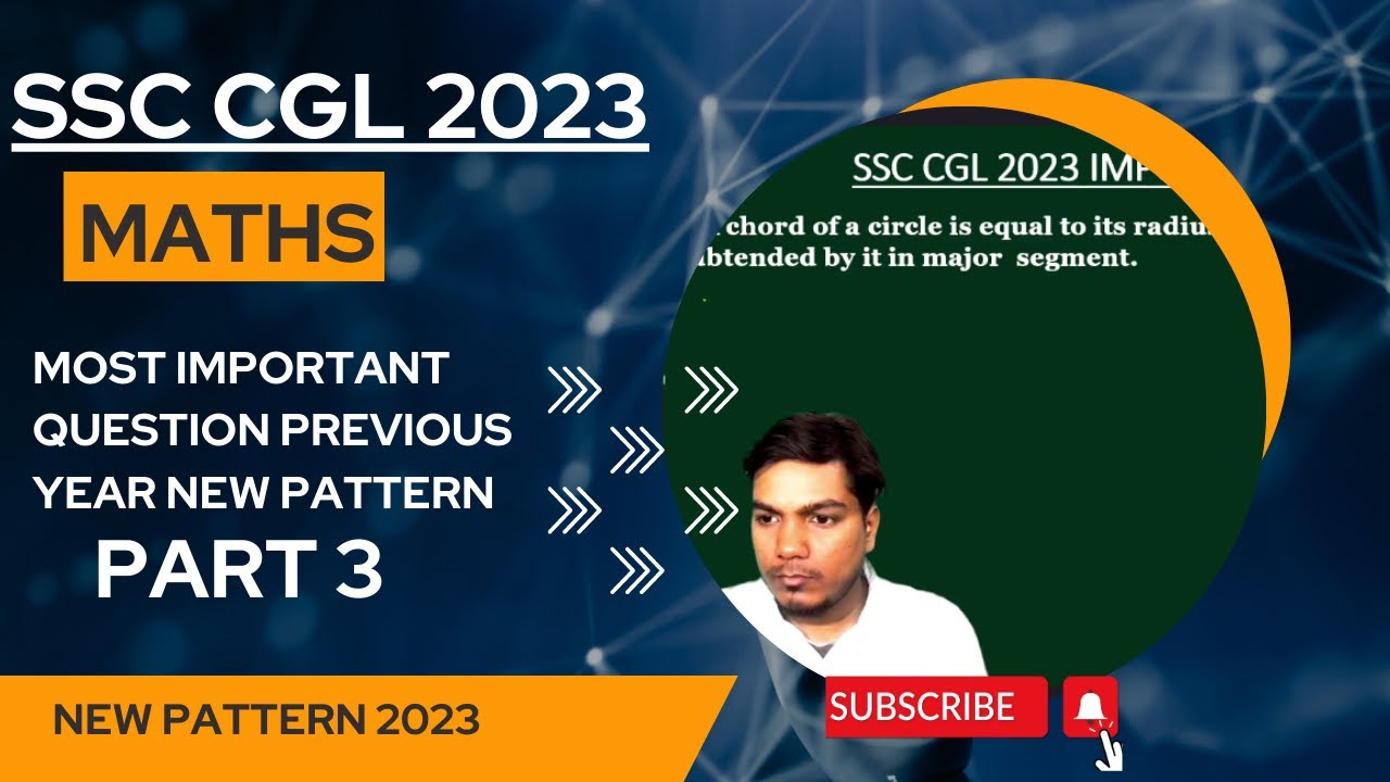 SSC CGL Maths important question 2023 | New pattern | part -3 #ssc # ...