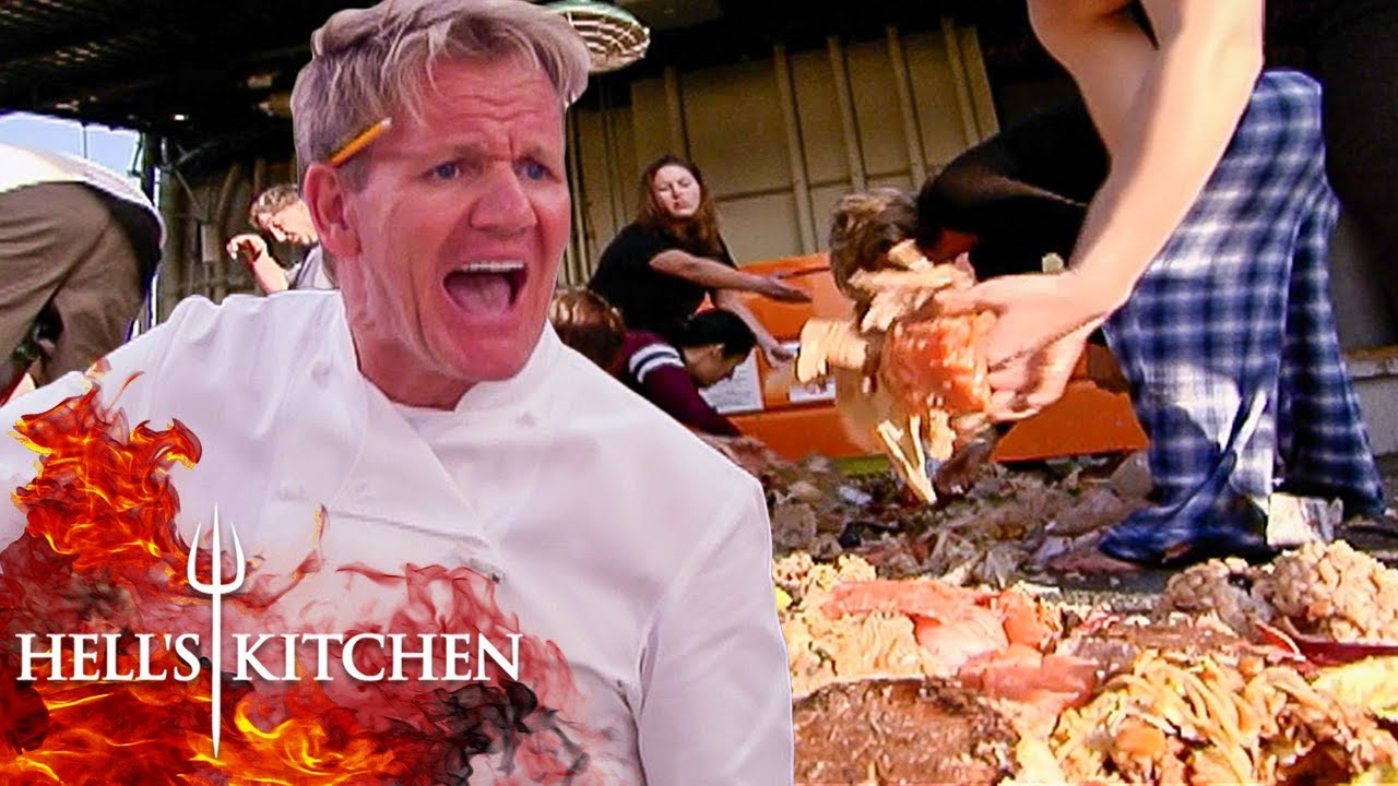 Gordon HATES Wasted Food | Hell's Kitchen - YouTube