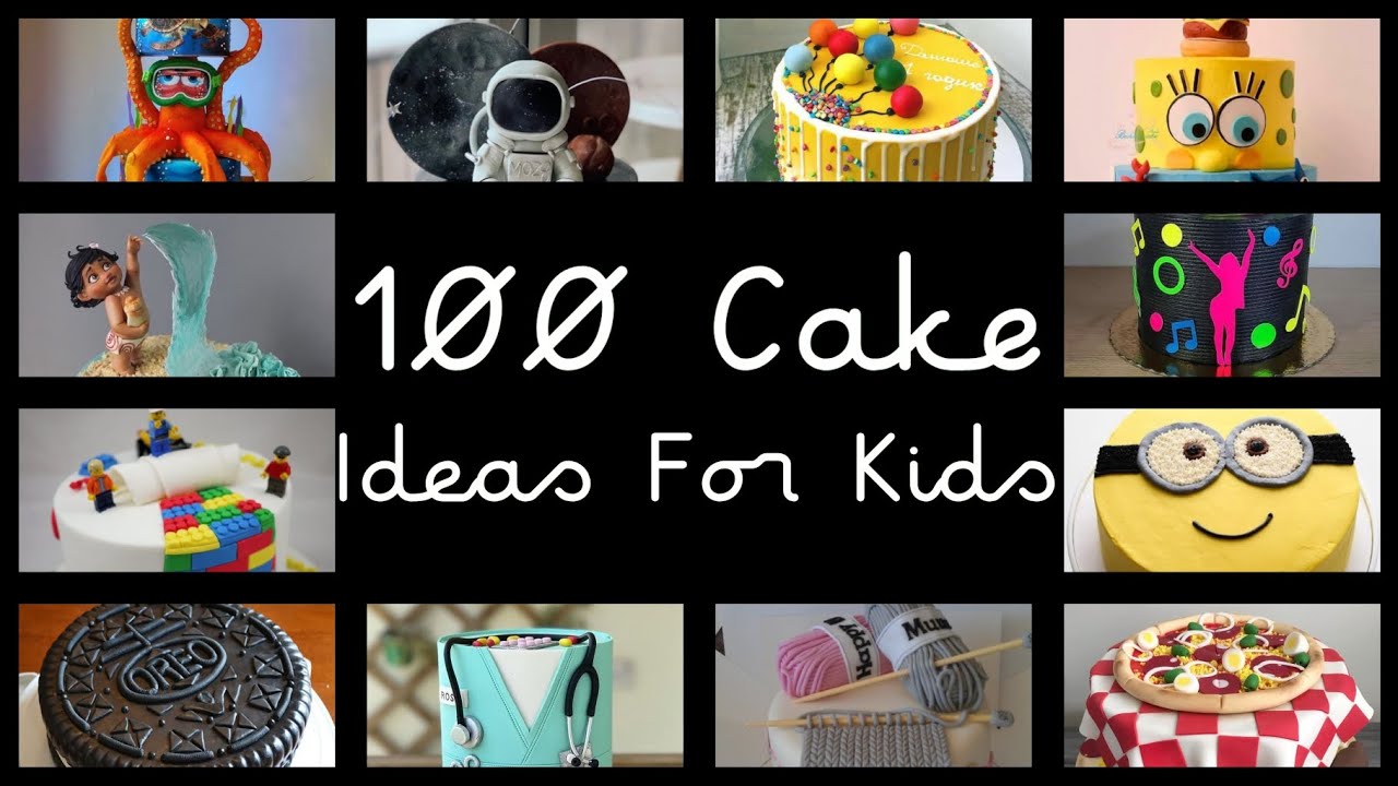 100 Tasty Kids Cake Ideas || Funky Cake Ideas|| Colors of Life - YouTube