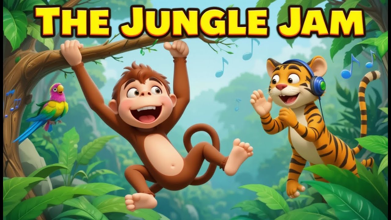 ABC The Jungle Jam | Alphabet Song for Kids | 3D Animated ABC Rhyme by ...