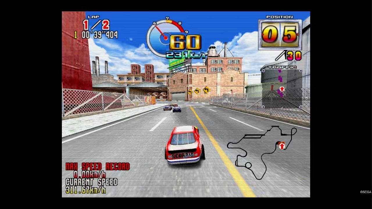 SEGA Racing Classic 2 - Expert Course | Scorpio (Automatic) - YouTube