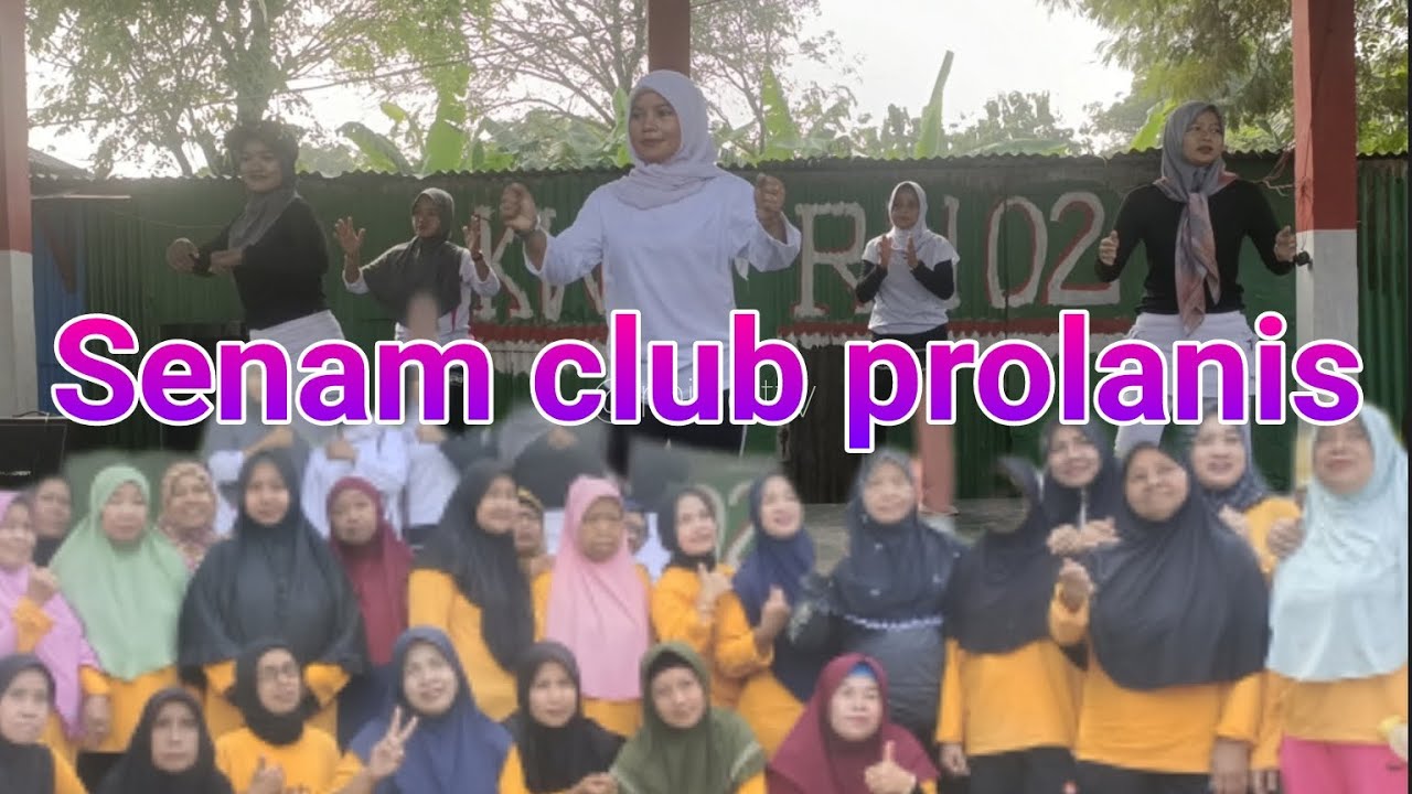 senam lansia club prolanis, puskes manis jaya - YouTube