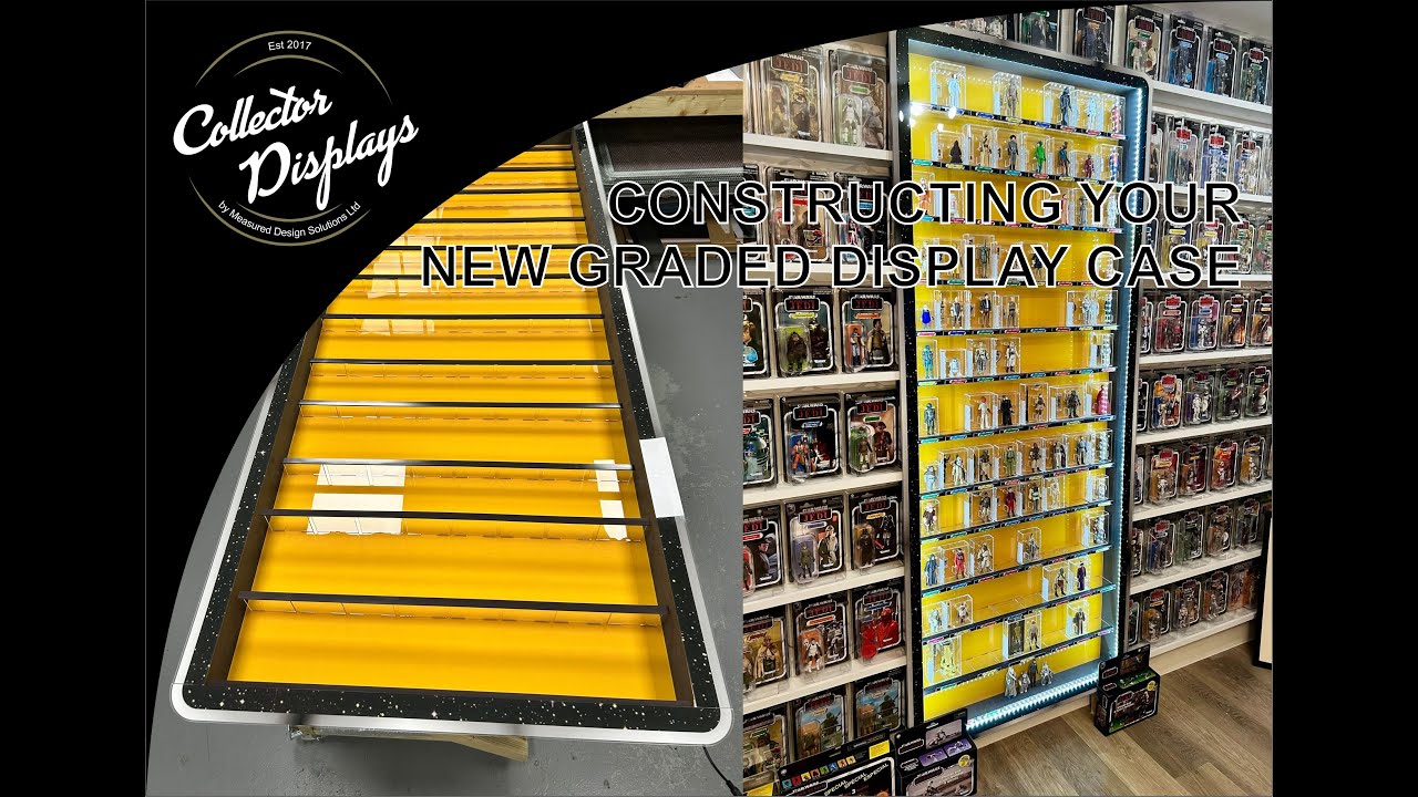Graded Display Case Build - YouTube