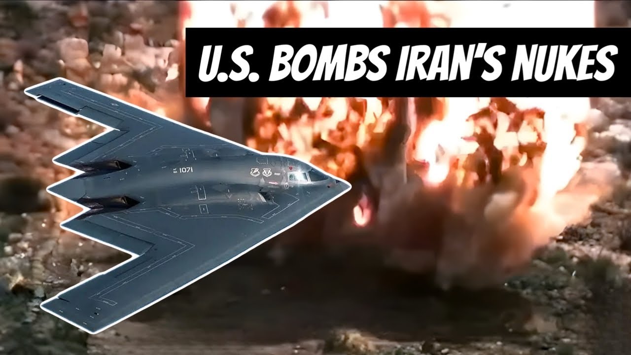 U.S. Bombs Iranian Nuclear Sites - YouTube