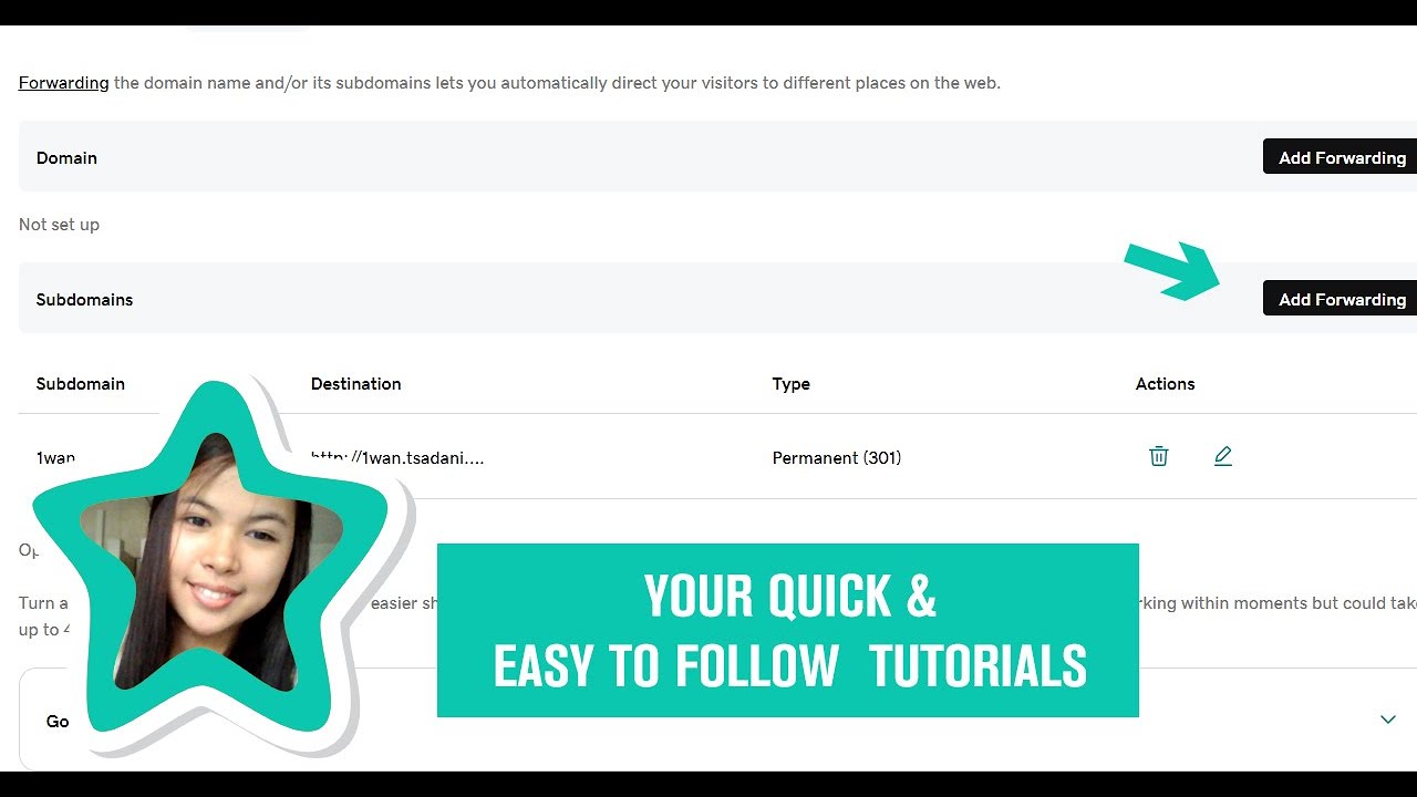 How to add a subdomain in GoDaddy 2024 Part 1 - YouTube