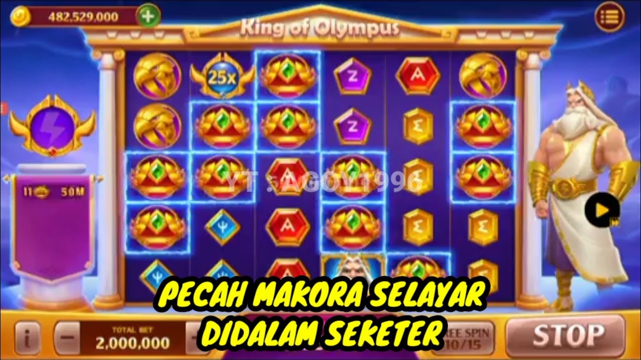 mahkota pecah Selayar didalam seketer, jp terbaru king of olympus ...