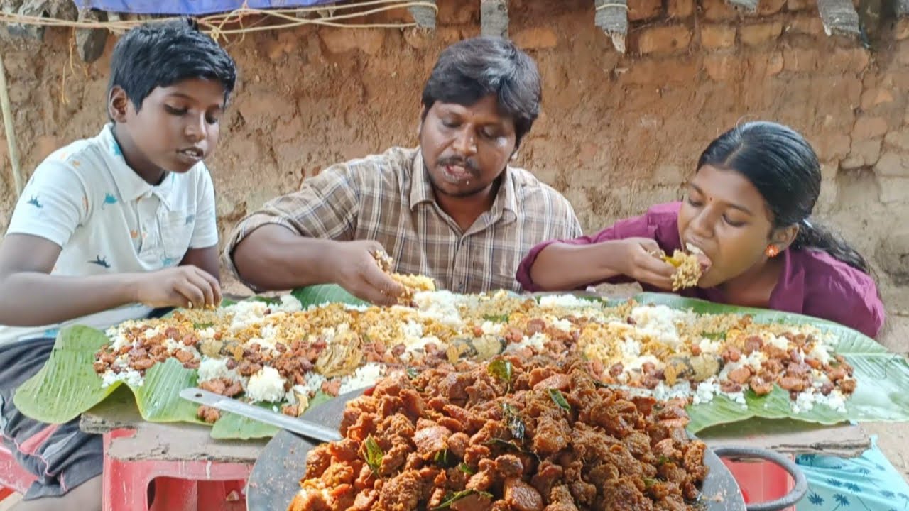 Unlimited White Rice&Unlimited Roadside Beef Tawa Curry &மீன்தலை ...