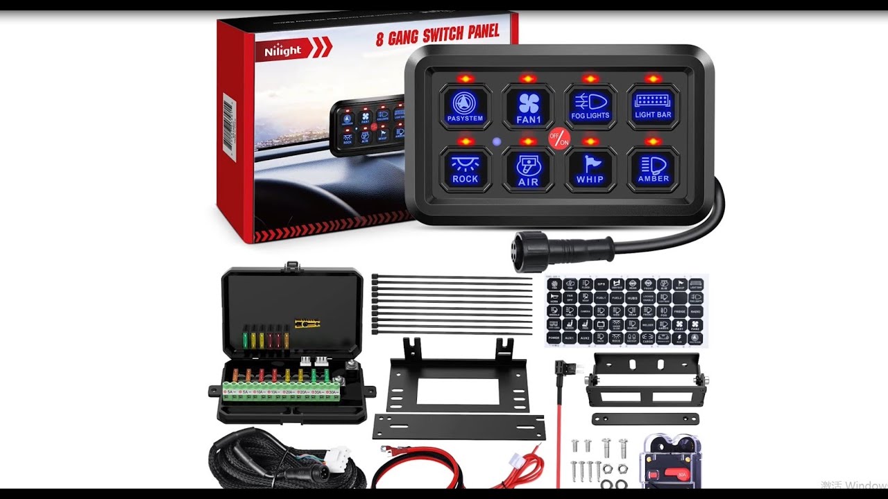 Nilight 8 Switch Controller For Automotive Lighting and Accessories ...