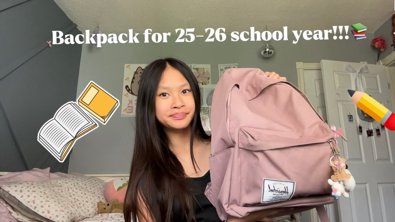 WHAT’S IN MY BACKPACK! (2025-2026) SCHOOL YEAR!!! ️📚 - YouTube
