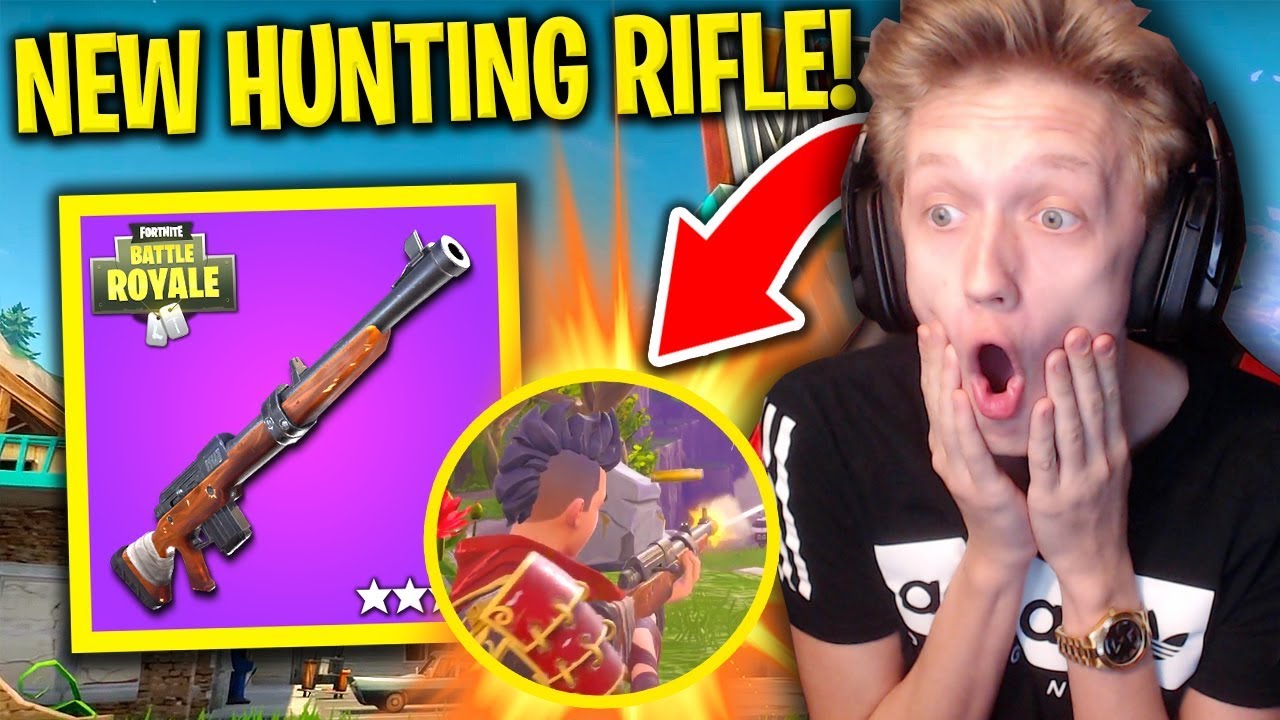NEW HUNTING RIFLE FOOTAGE in Fortnite: Battle Royale! (NEW BEST SNIPER ...