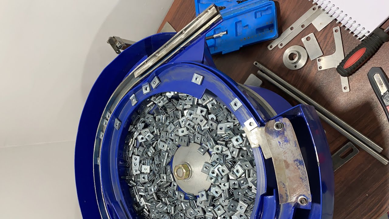Automatic nut clip feeder #automation #bowl feeder #spm #special ...