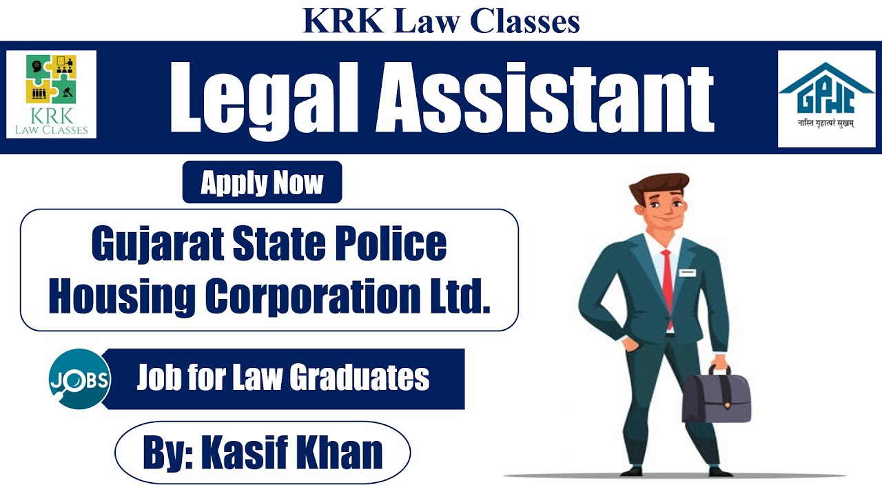 Job for legal assistant at GSPHC | Legal Job | legal vacancy 2022 | KRK Law Classes - YouTube