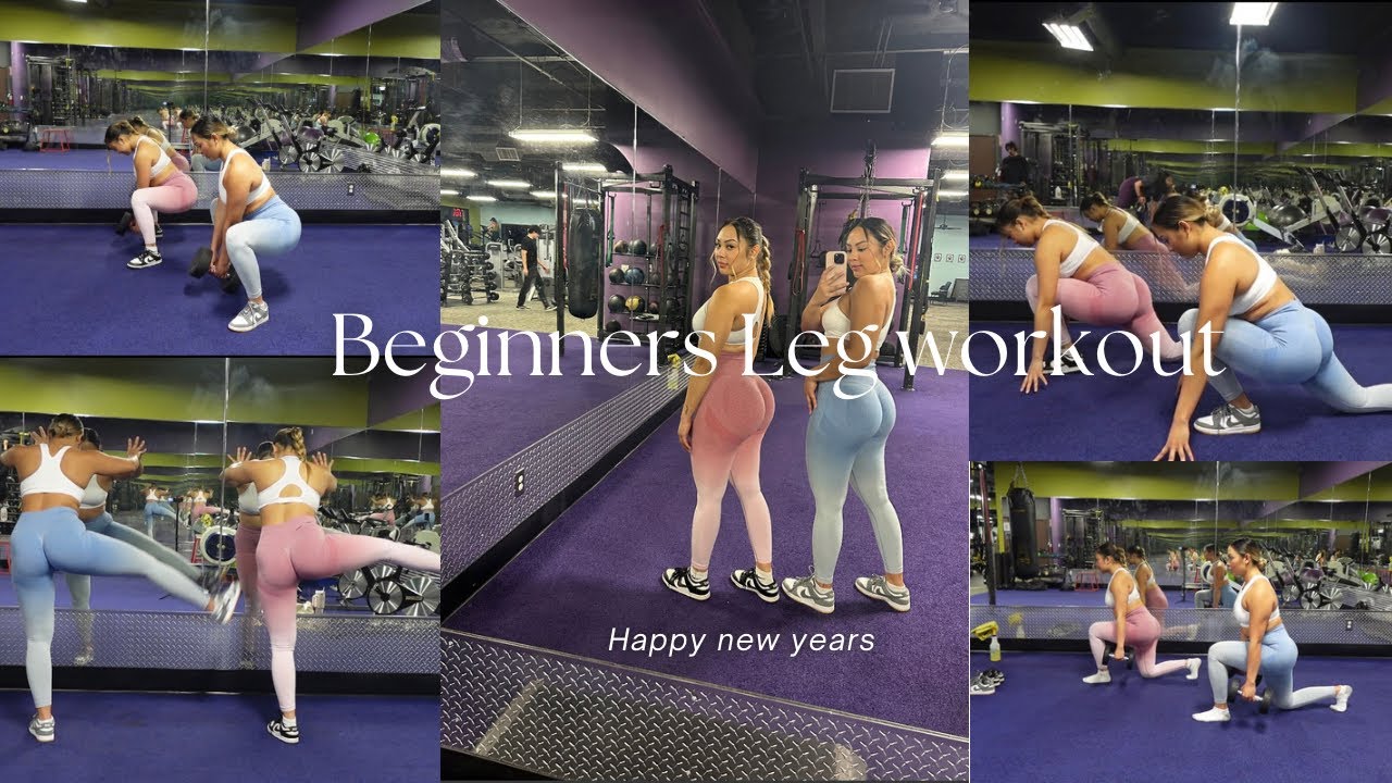 BEGINNER LEG DAY WORKOUT | Using Basic Gym Equipment - YouTube