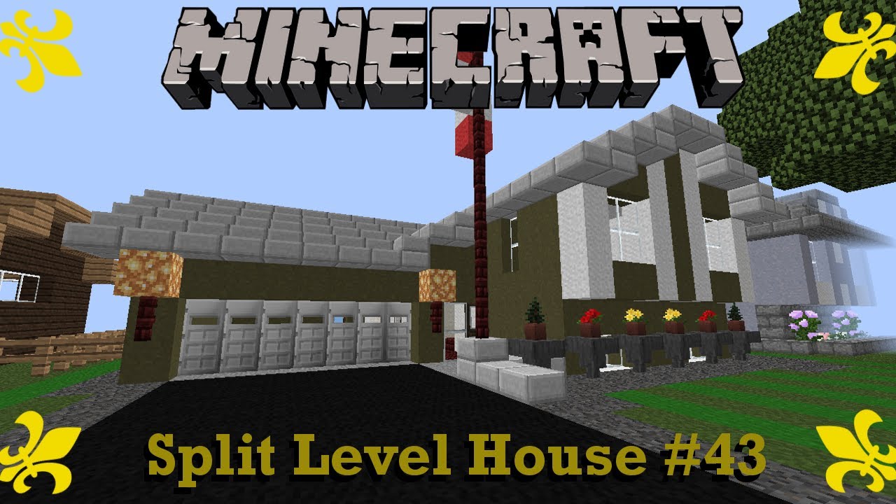 Minecraft: Split Level House Walkthrough # 43 (SuburbCraft Ep. 69 ...