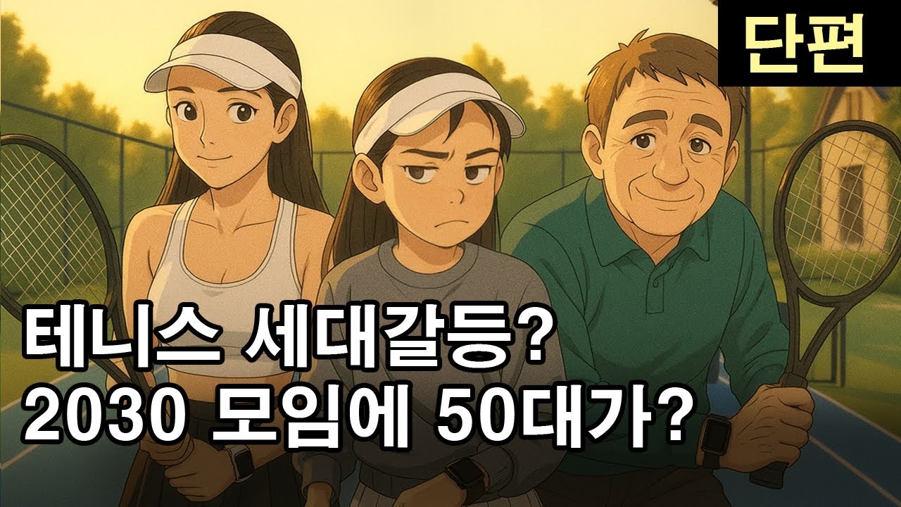 테니스2030 VS 4050 세대갈등? #실제사연 #영상툰 - YouTube
