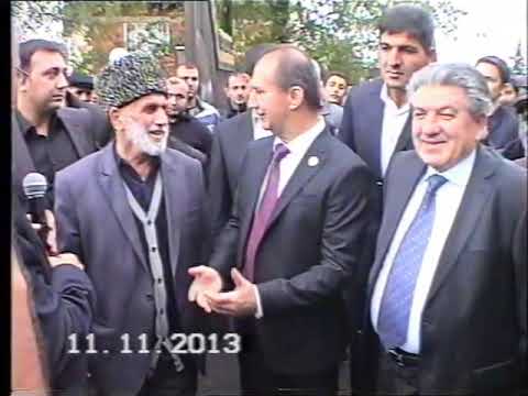 2013.11.11- ALLAH adamı Gülağa Tənhanın Masallida - Ərkivanda tikdiyi  Merasim evinin acilişı,