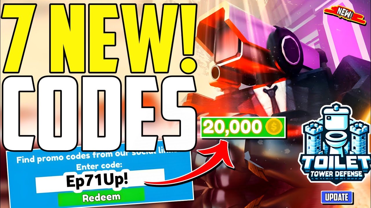[Ep 71 CODES!] TOILET TOWER DEFENSE CODES 2024 - ROBLOX TOILET TOWER ...