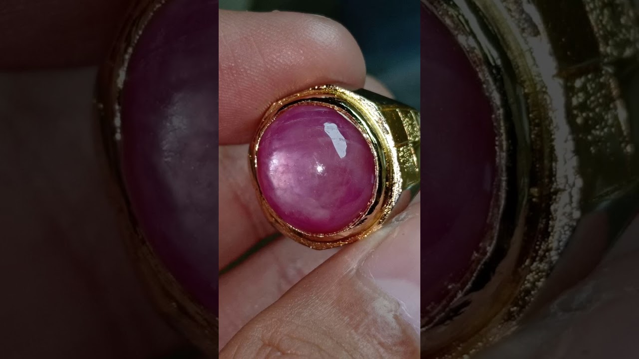 Natural Ruby Star Burma High Quality - YouTube