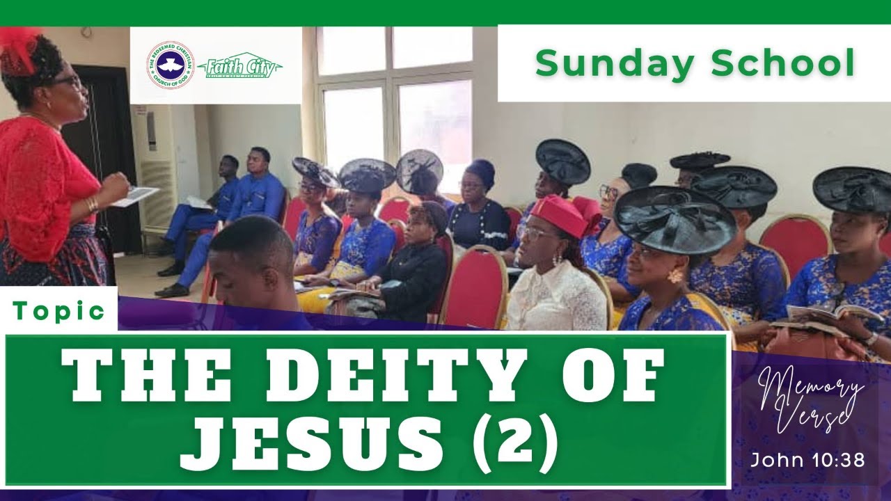 SUNDAY SCHOOL | The Deity of Jesus (2) - September 15th, 2024 - YouTube