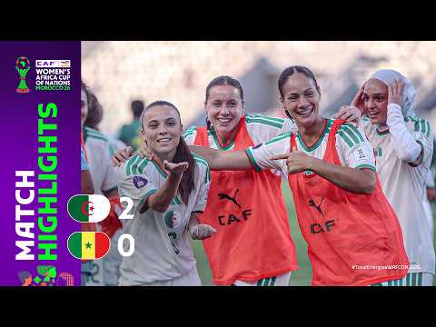 Algeria 2 - 0 Senegal | Match Highlights l TotalEnergies WAFCON 2026 l Group A