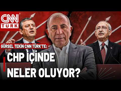 Gürsel Tekin CHP Kurultayına Dair Merak Edilenleri CNN TÜRK'te Yanıtladı!