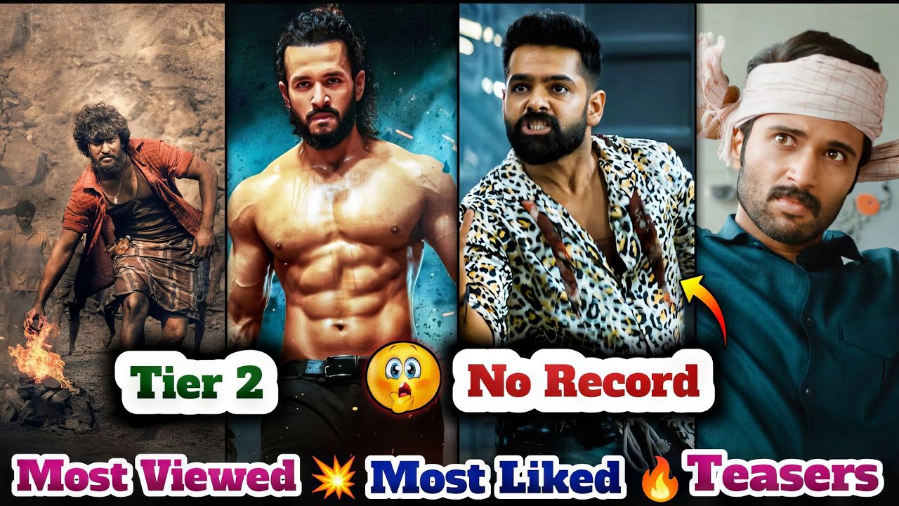 Tier 2 Heros Most Liked And Viewed Teasers | Double Ismart Teaser | RAM ...