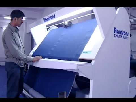 Ramsons Fabric Inspection Machine - YouTube